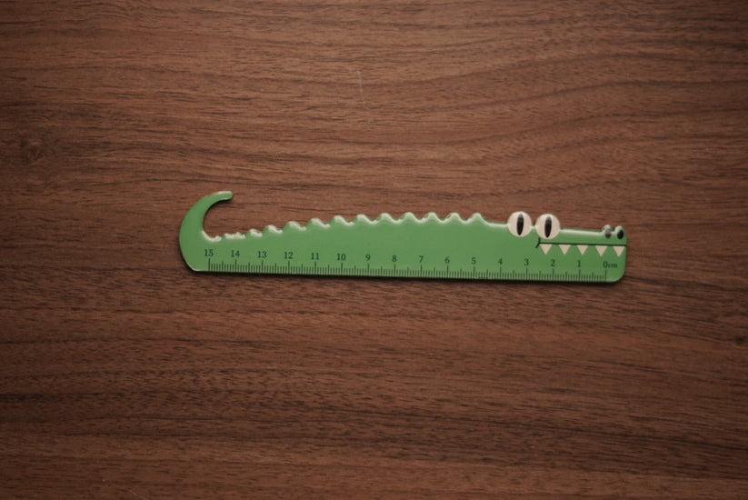 Crocodile Wooden Ruler – The Gareeb Store